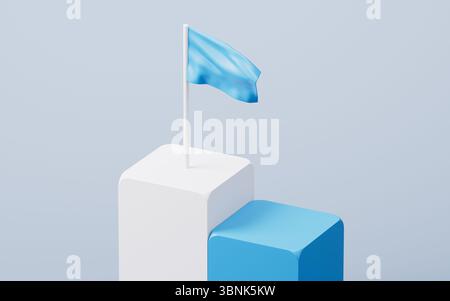 Competition rankings podium steps, 3d rendering. 3D illustration Stock ...