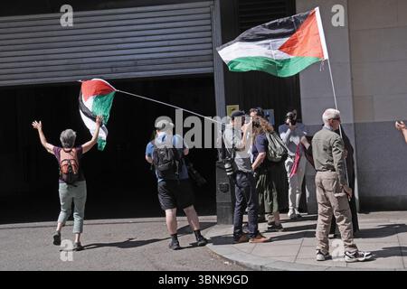 July 9, 2025, London, Westminster, United Kingdom: The arrested ...