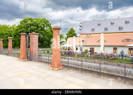 Königstein, Germany – June 5, 2025: Restored historic buildings and ...