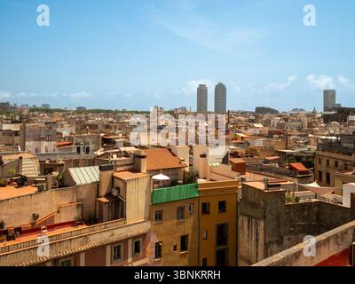 Hotel Arts Tower Barcelona Against A Blue Sky Stock Photo - Alamy