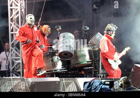 Slipknot live at Sonisphere 2011 at Knebworth House in Stevenage - 10 ...