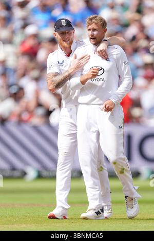 England's Joe Root on day two of the Second Rothesay Test at The Kia ...