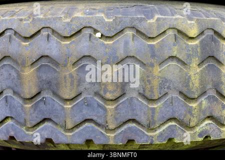 Profile of a worn tire Stock Photo - Alamy
