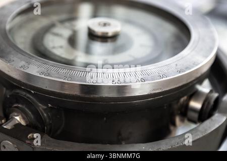 Closeup shot of intricate details of a vintage typewriter Stock Photo ...
