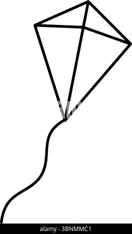 Abstract geometric kite shape, vector modern and contemporary design in ...