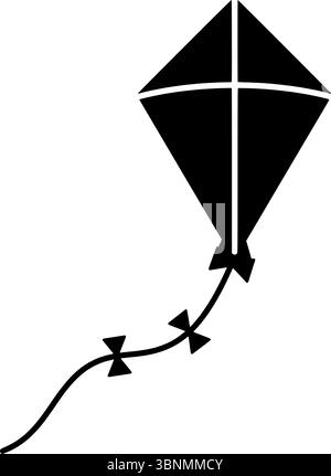 Kite Simple vector icon. Illustration symbol design template for web ...