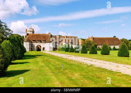 France, Seine Maritime, Varengeville sur Mer, Cote d'Albatre, view of ...