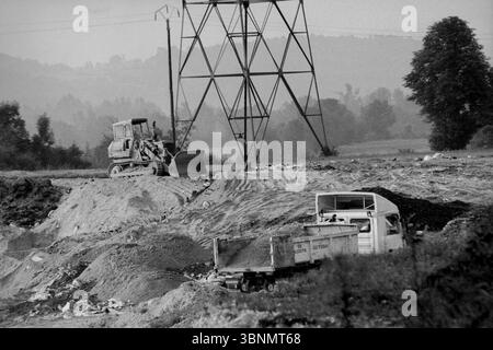 Illegal burial of toxic waste, Izernor, Ain, archives, 1991 Stock Photo ...