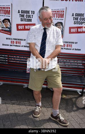 03 July 2025. Hammersmith. UK. Lee Cornes at The "Talking Bottom - A ...