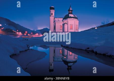 Seekirchl chapel in Seefeld, Tyrol, Austria Stock Photo - Alamy