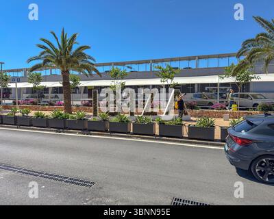 IBIZA Sign Outside Ibiza Airport – Iconic Arrival Landmark Welcoming ...