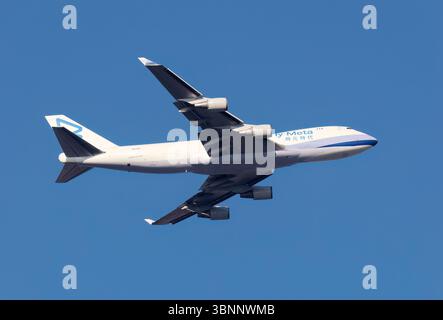 Fly Meta - Boeing 747-400 airplane, Budapest, Hungary, Magyarország ...