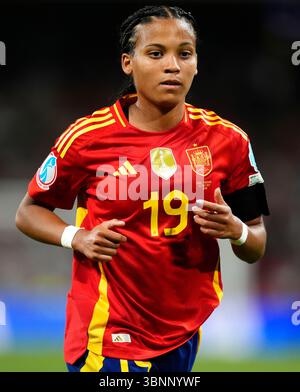 BERN - Vicky Lopez of Spain during the European Championship Group B ...