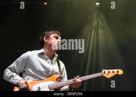 Bertram Ask Plauborg, bassist of the Danish band quartet APHACA ...