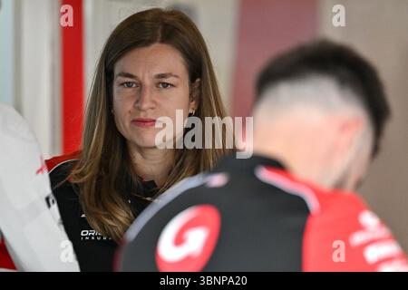 MULLER Laura, Haas F1 Team, engineer, portrait during the 2025 Formula ...
