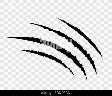 "Claw Marks Icon Set - Scratch Symbols Design Stock Vector Image & Art ...