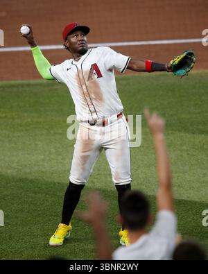 Arizona Diamondbacks' Geraldo Perdomo during a baseball game against ...