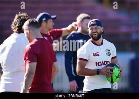 The British and Irish Lions Jamison Gibson-Park during the team run at ...
