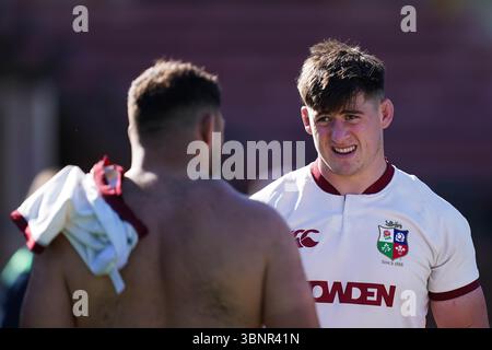 British and Irish Lions Dan Sheehan during a press conference at ...