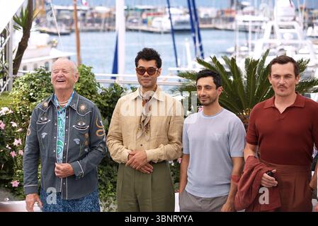 Richard Ayoade, Riz Ahmed and Rupert Friend during a photo call for ...