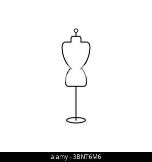 Tailor mannequin icon, outline style Stock Vector Image & Art - Alamy