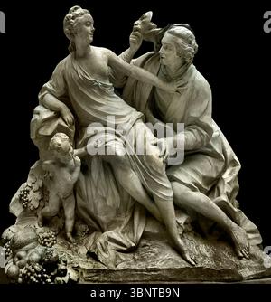 Vertumnus and Pomona 1760 - Jean Baptiste II Lemoyne 1704 - 1778 France ...