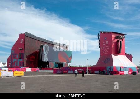 November 20, 2022, DOHA, QATAR: Canada defender Kamal Miller kicks the ...