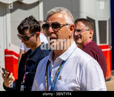 Derek Warwick, FIA driver steward, ahead of the Abu Dhabi Grand Prix at ...