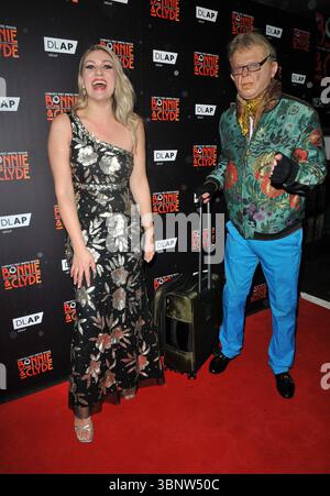 Larissa Eddie at the "Bonnie and Clyde" musical press night, Garrick ...