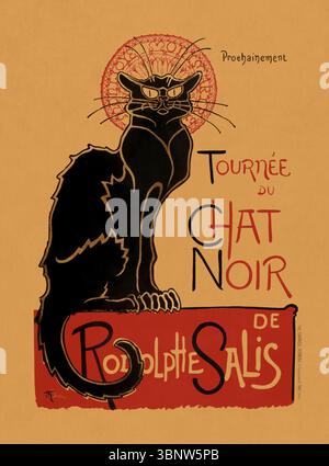 Black Cat Tour by Théophile Alexandre Steinlen (1859-1923) Swiss-born ...
