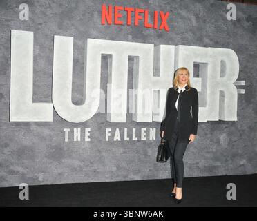 Tania Bryer at the "Luther: The Fallen Sun" UK film premiere, Odeon BFI ...