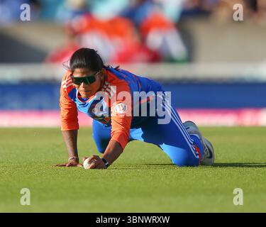 London, UK. 21 July 2025. A staff member with ‘Portrait of Iris ...