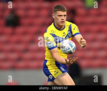 Jake Thewlis of Warrington Wolves before the Betfred Super League round ...