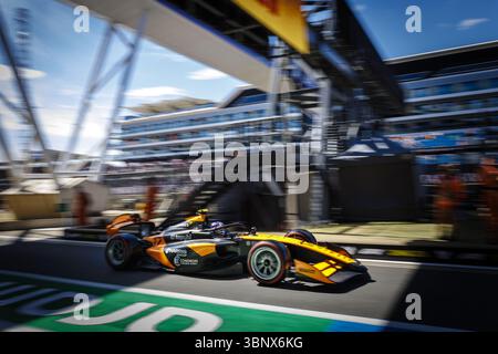 17 DUNNE Alex (irl), Rodin Motorsport, Dallara F2 2024, action during ...