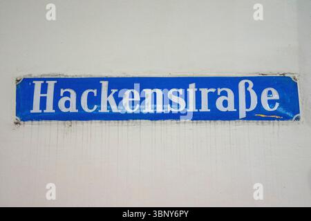 Street Name in Munich - Germany Stock Photo - Alamy