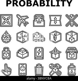 portability convenience product icons set vector Stock Vector Image ...