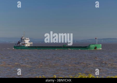 Coastal vessel Arklow Bay heading for Avonmouth docks Stock Photo - Alamy