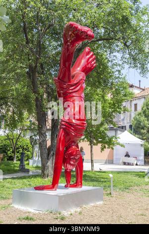 Venice, Italy - May 25, 2019: view of venice city grand canal with ...