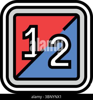 dual mode color icon vector illustration Stock Vector Image & Art - Alamy