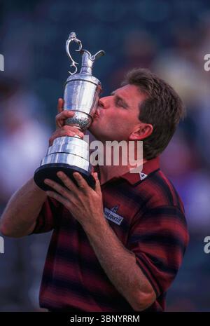 NICK PRICE WINNER WITH TROPHY OPEN 1994 TURNBERRY, SCOTLAND. JULY 1994 ...