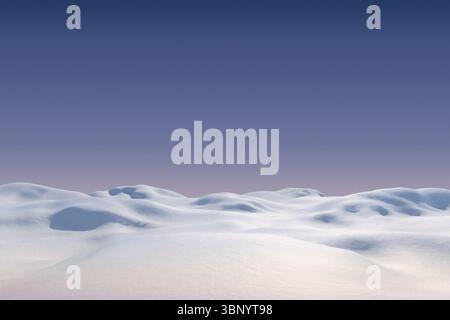 Digitally generated Snowy land scape Stock Photo - Alamy