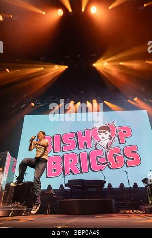 Milwaukee, USA. 03rd July, 2025. Tyler Mabry of Hey, Nothing during the ...