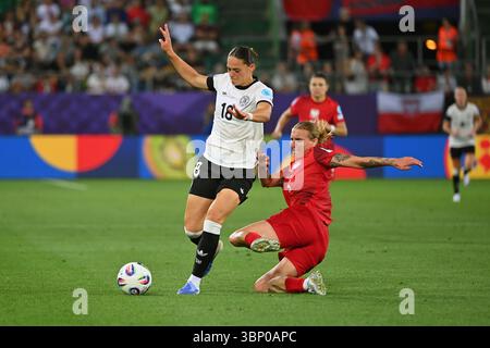 Giovanna HOFFMANN (GER), action, duels. Football UEFA Women's EURO 2025 ...