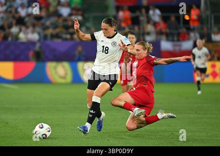 Giovanna HOFFMANN (GER), action, duels. Football UEFA Women's EURO 2025 ...