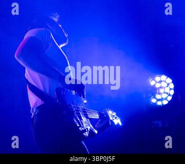 Sam Rourke performing live in Circa Waves at The Cambridge Junction ...