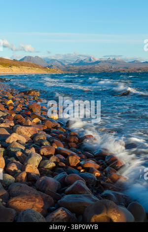 Rocky beach at Big Sand, Gairloch, Highland Scotland Stock Photo - Alamy