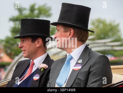 Trainer Ed Walker on day one of Royal Ascot at Ascot Racecourse ...