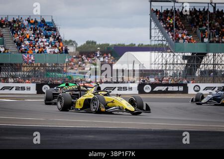 02 STANEK Romane (cze), Invicta Racing, Dallara F2 2024, action during ...