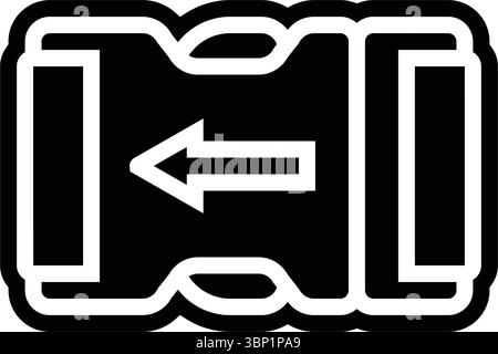 quick release mechanism glyph icon vector illustration Stock Vector ...