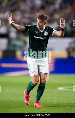 Bruno Fuchs of SE Palmeiras gestures during the FIFA Club World Cup ...